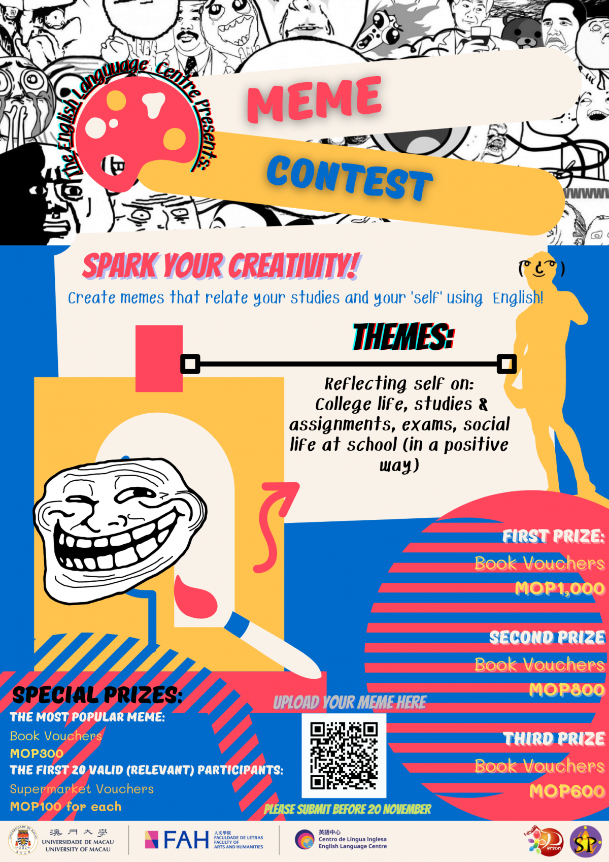 FAH-ELC Student Activity: Meme Contest - Faculty of Arts and Humanities ...