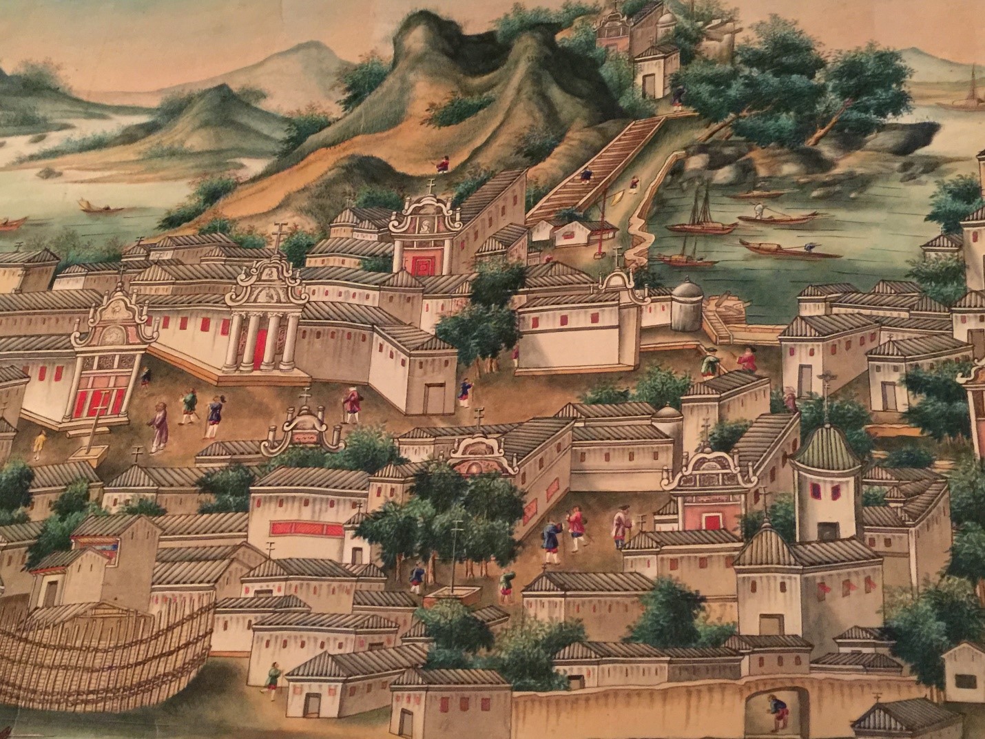 Prof Yang Bin discovered 18th Century Long Scroll on Macao Landscape ...