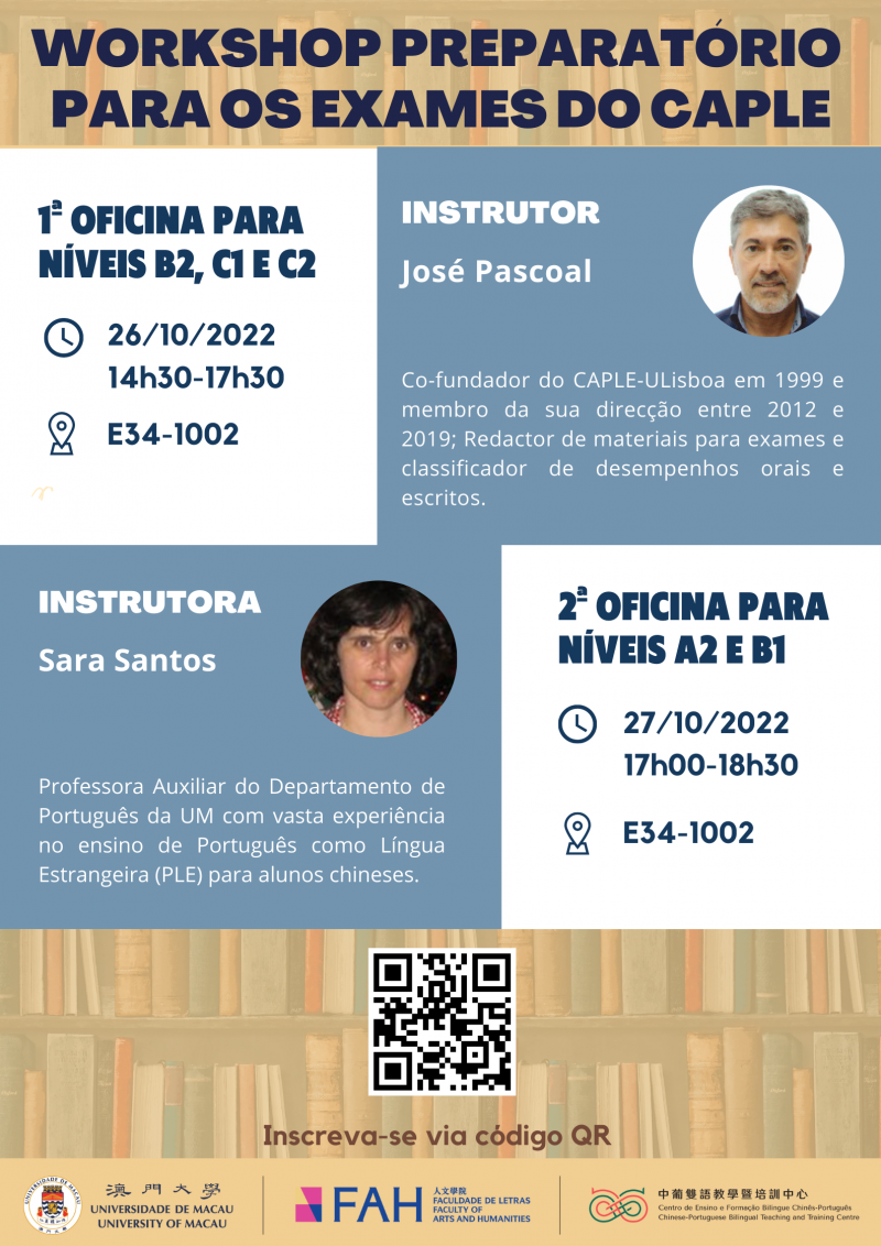 Workshop on Examinations of CAPLE-ULisboa - Faculty of Arts and ...