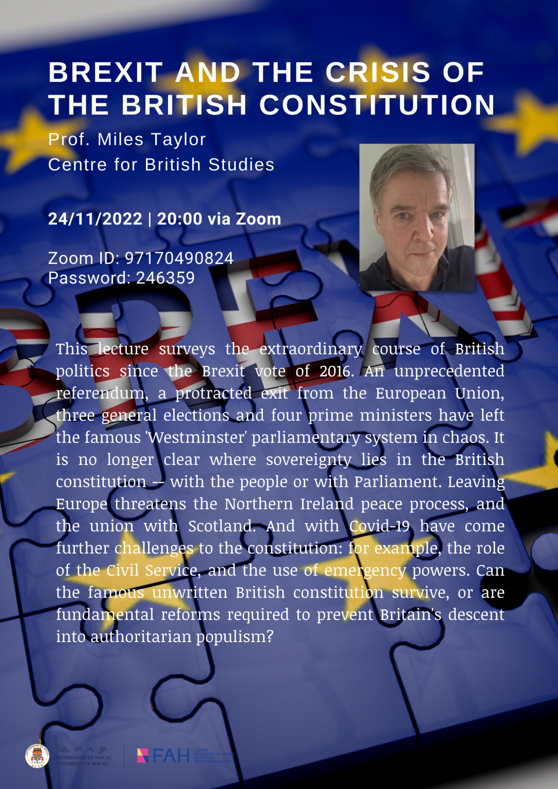 Brexit and the crisis of the British constitution - Faculty of Arts and ...