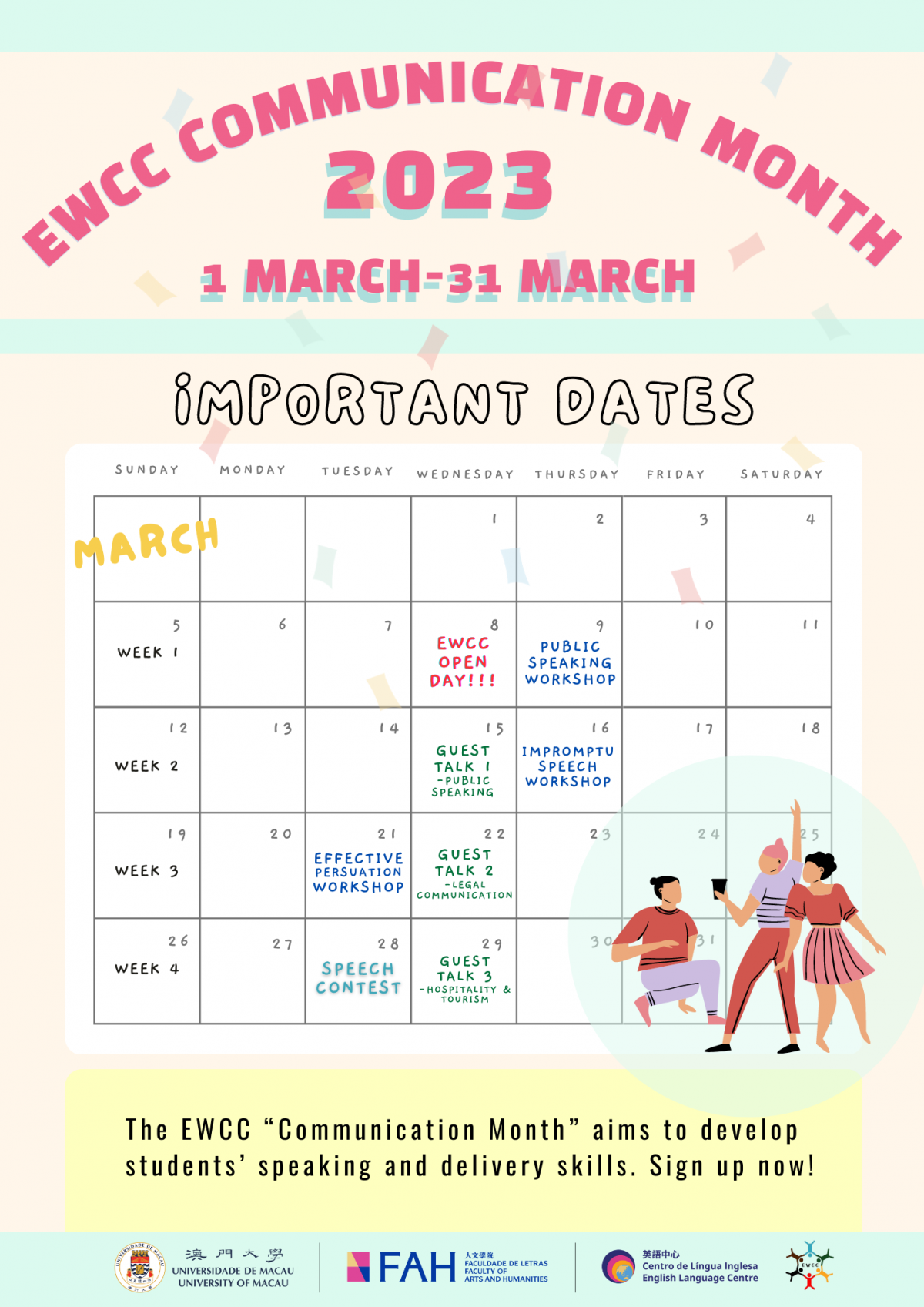 FAH-ELC Student Activities: “EWCC Communication Month” 2023 - Faculty ...