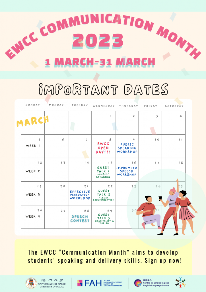 FAH-ELC Student Activities: “EWCC Communication Month” 2023 - Faculty ...