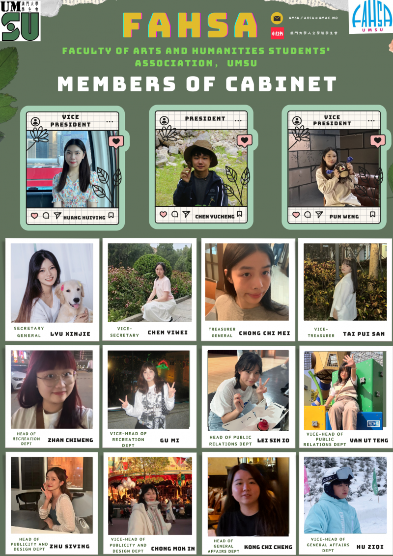 FAHSA - Faculty of Arts and Humanities | University of Macau