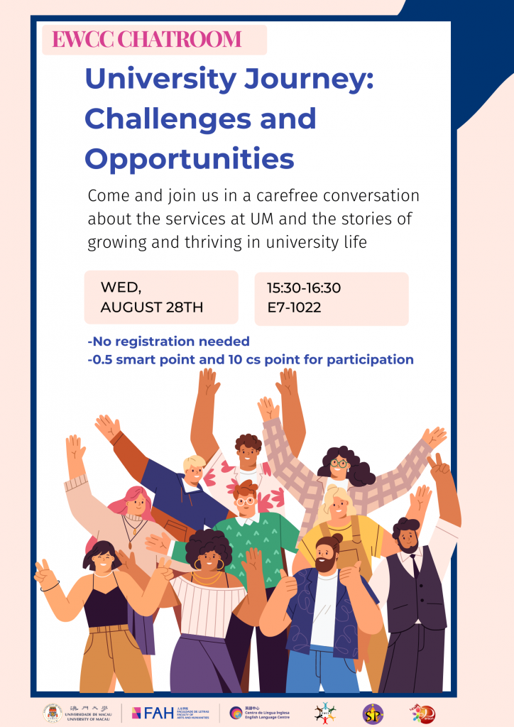 EWCC-ELC chatroom #1 “University Journey: Challenges and Opportunities ...