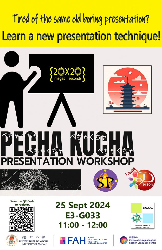 Pechakucha Presentation Workshop - Faculty of Arts and Humanities ...
