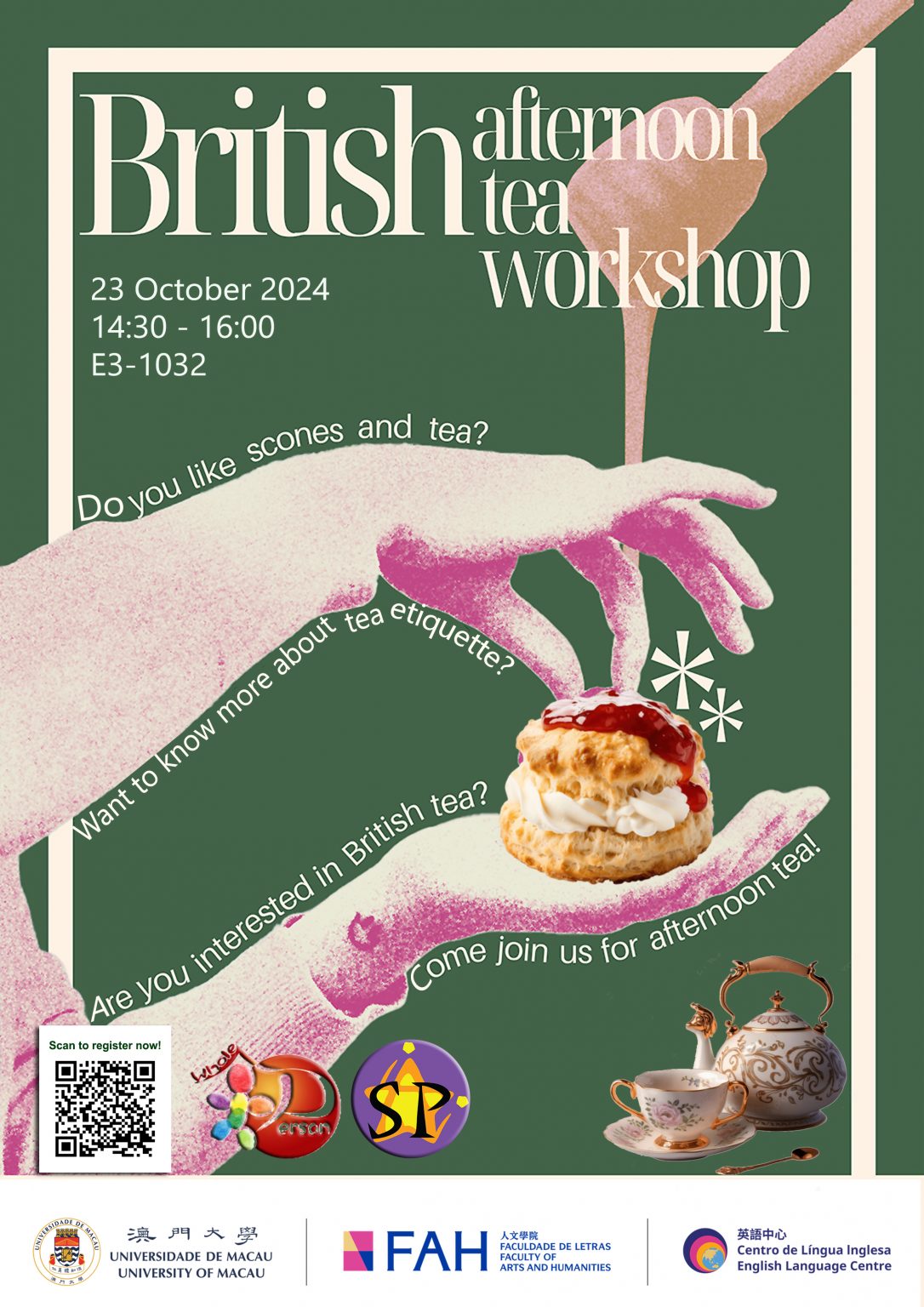 ELC- ECAC : British Afternoon Tea workshop - Faculty of Arts and ...